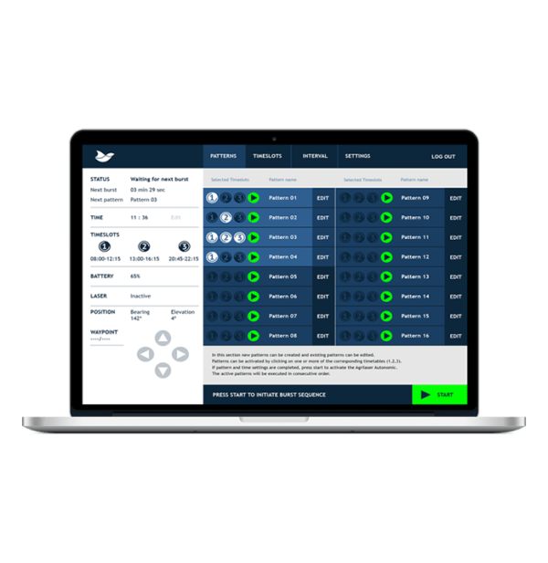 Avix Autonomic | Bolardo láser para ahuyentar pájaros